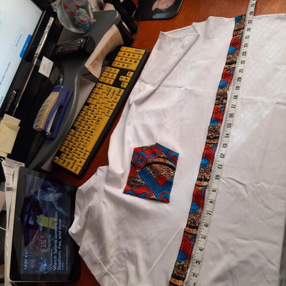 Zeroyaa | Shirts | Zeroyaa Men African Prints Long Sleeve Button Up ...